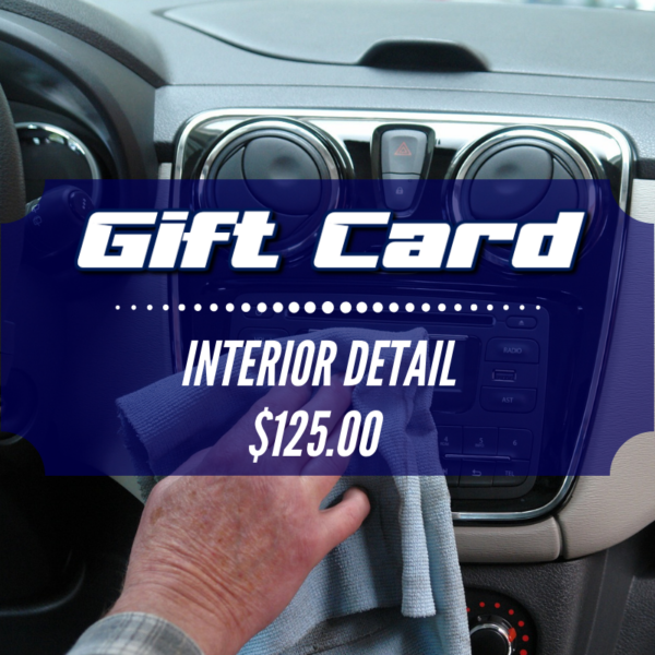 Interior Detail Gift Card – SHIFT Garage